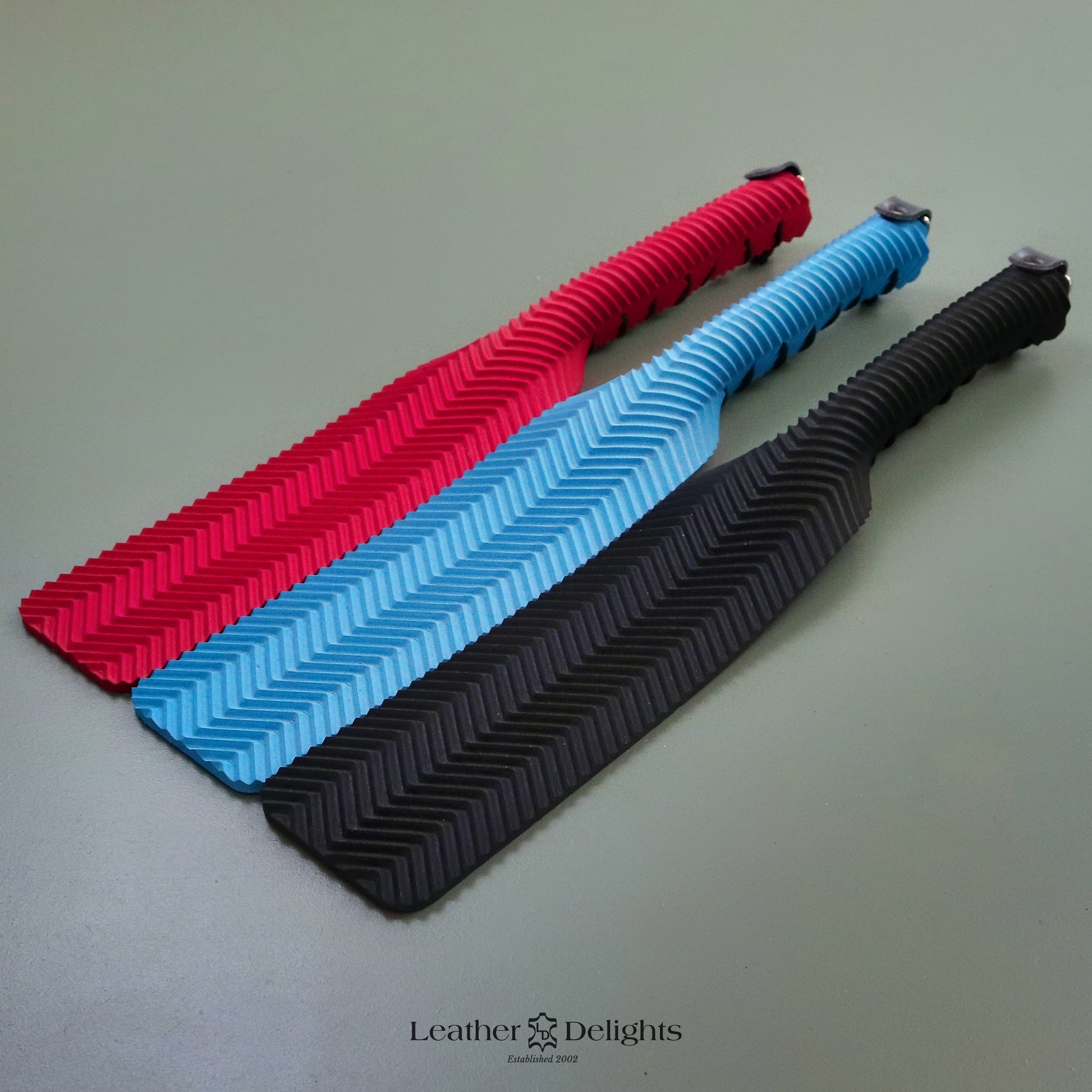 Double Cheek Slapper - Ripple Rubber – Leather Delights