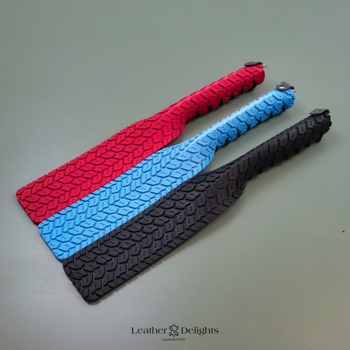 Double Cheek Slapper - Tyre Tread Rubber – Leather Delights