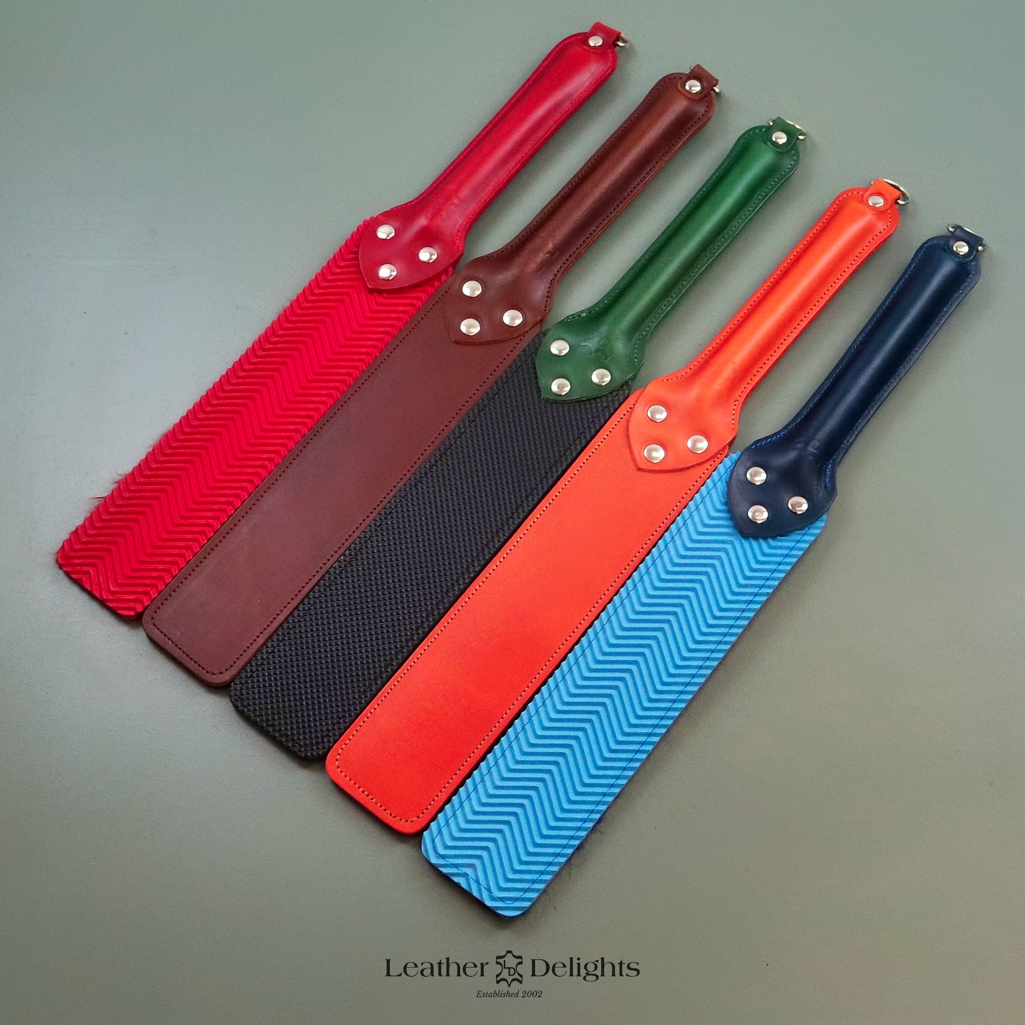 Punishment Paddle - Leather & Rubber – Leather Delights