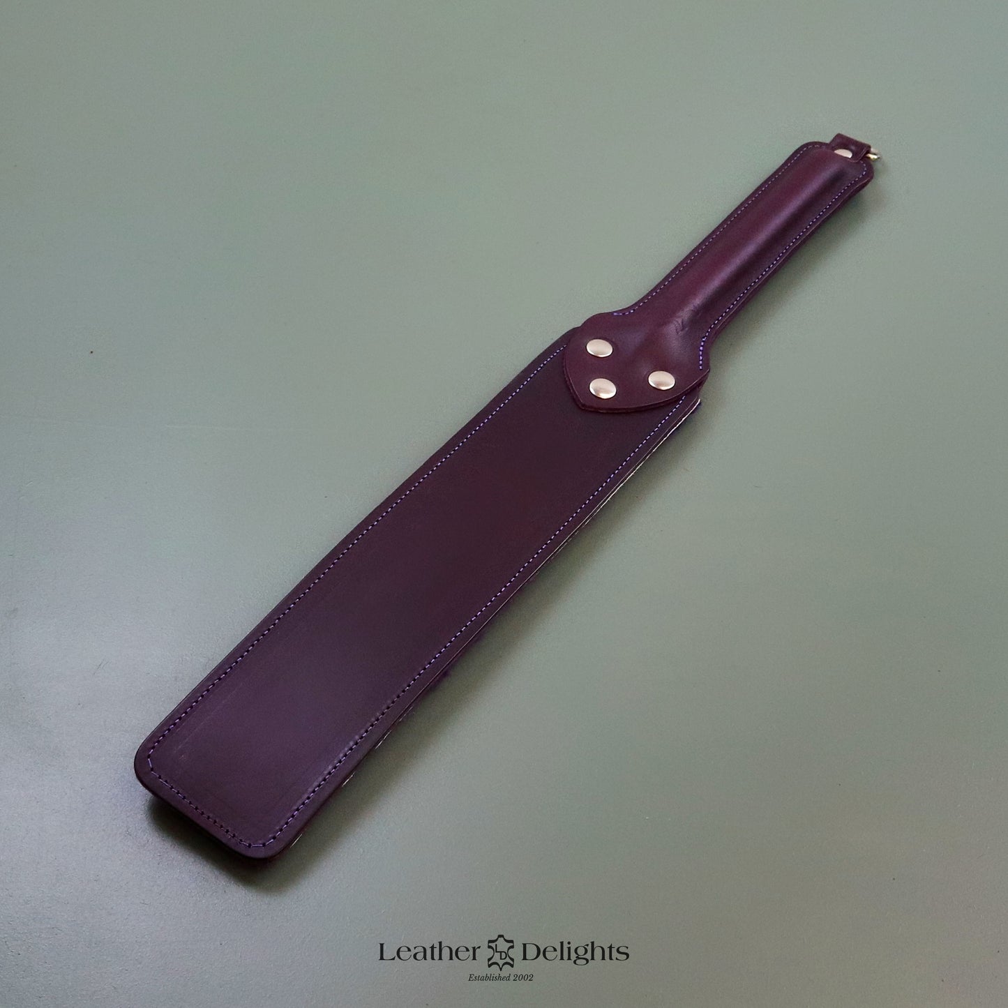 Punishment Paddle - Leather & Sheepskin – Leather Delights