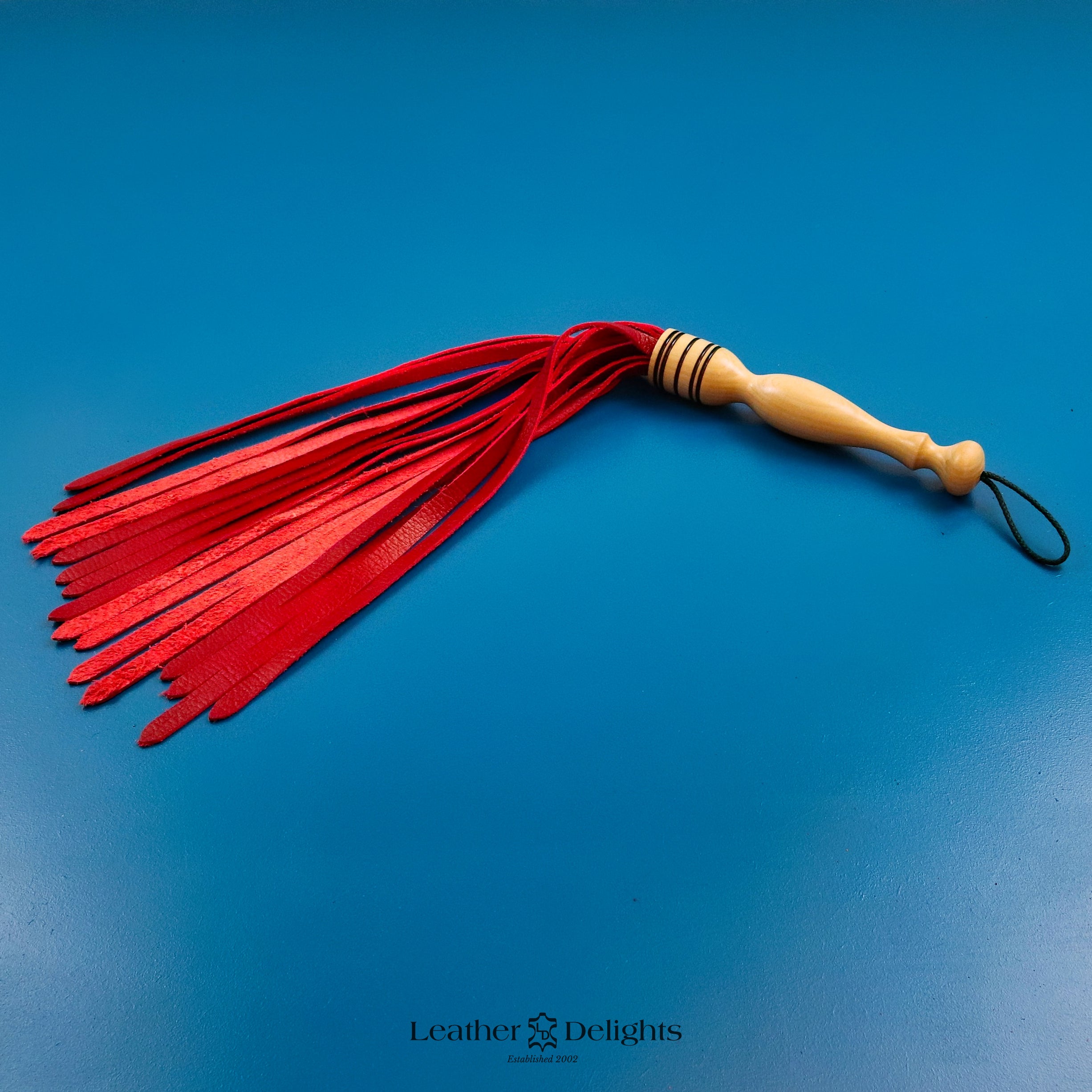 Soft Red Leather Flogger – Leather Delights