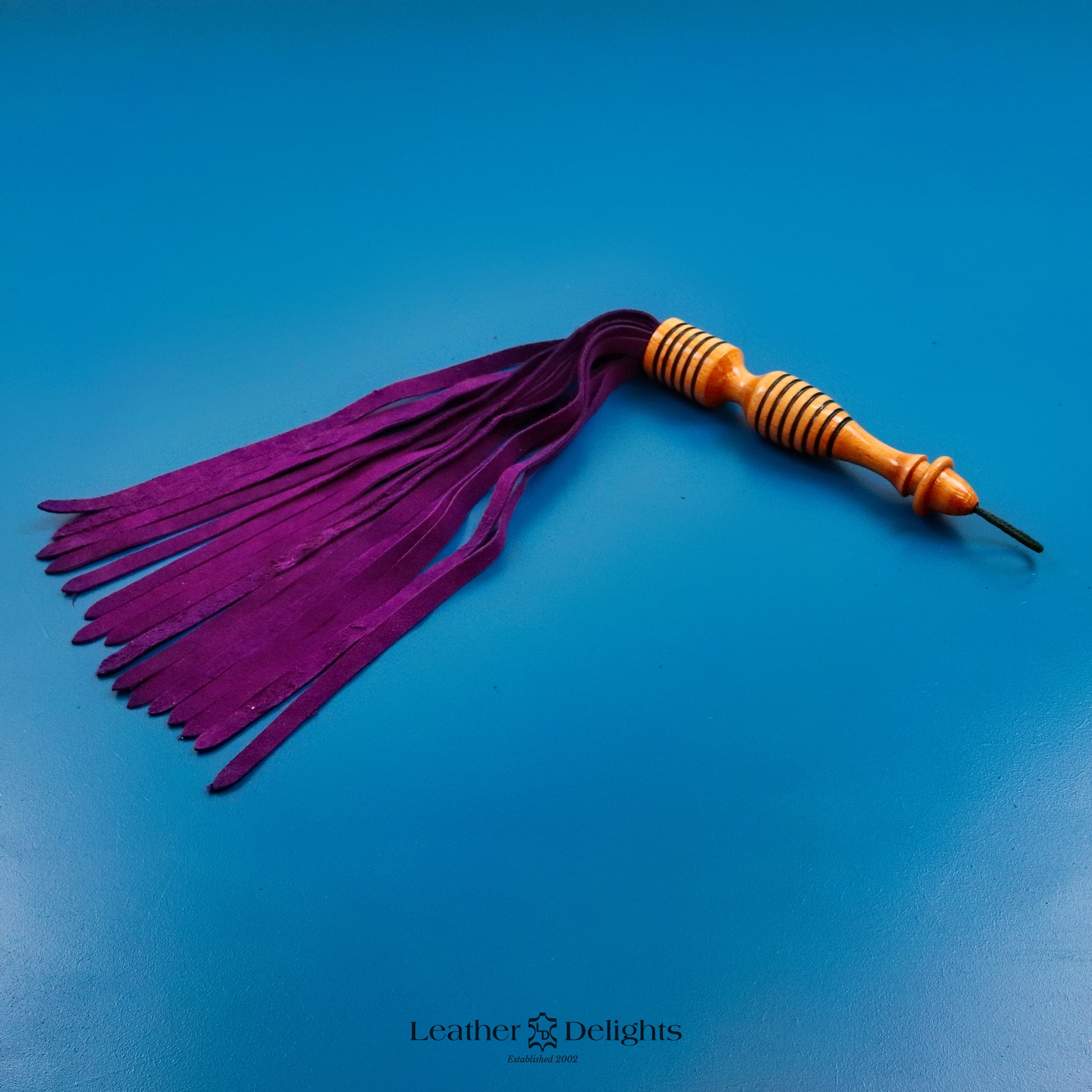 Purple Suede Flogger – Leather Delights