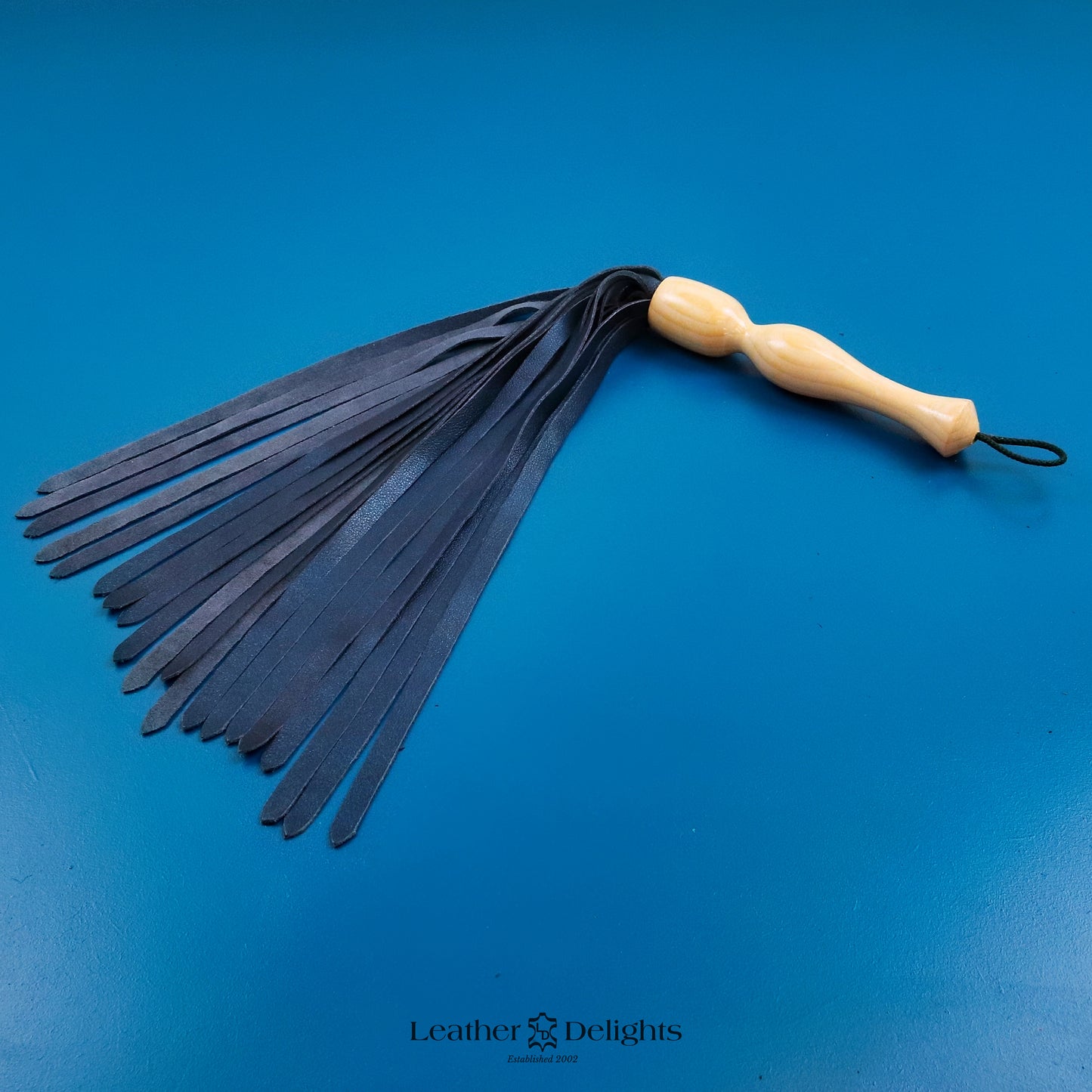 Soft Textured Royal Blue Leather Flogger – Leather Delights