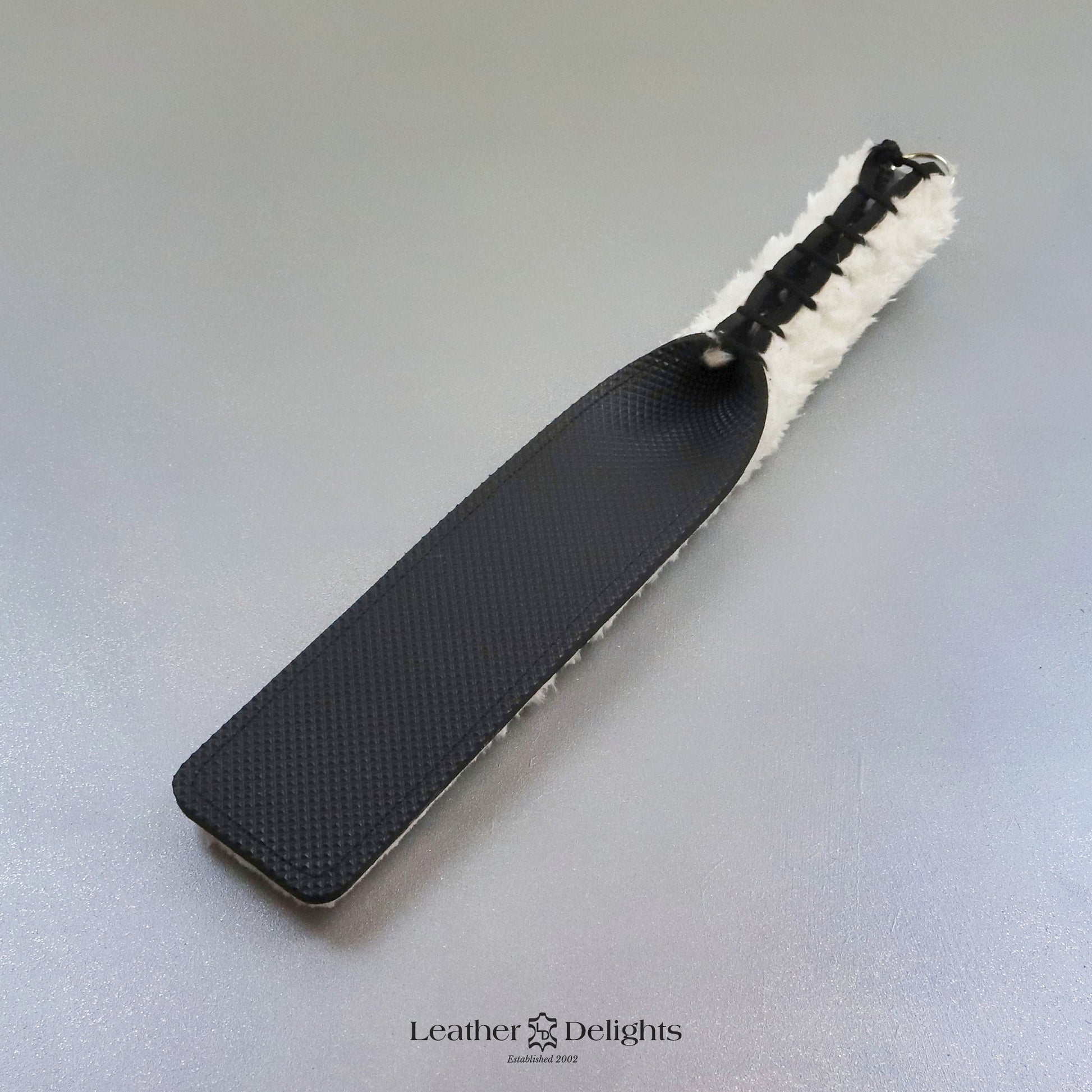 Double Cheek Slapper - Dimpled Rubber & Synthetic Sheepskin – Leather ...