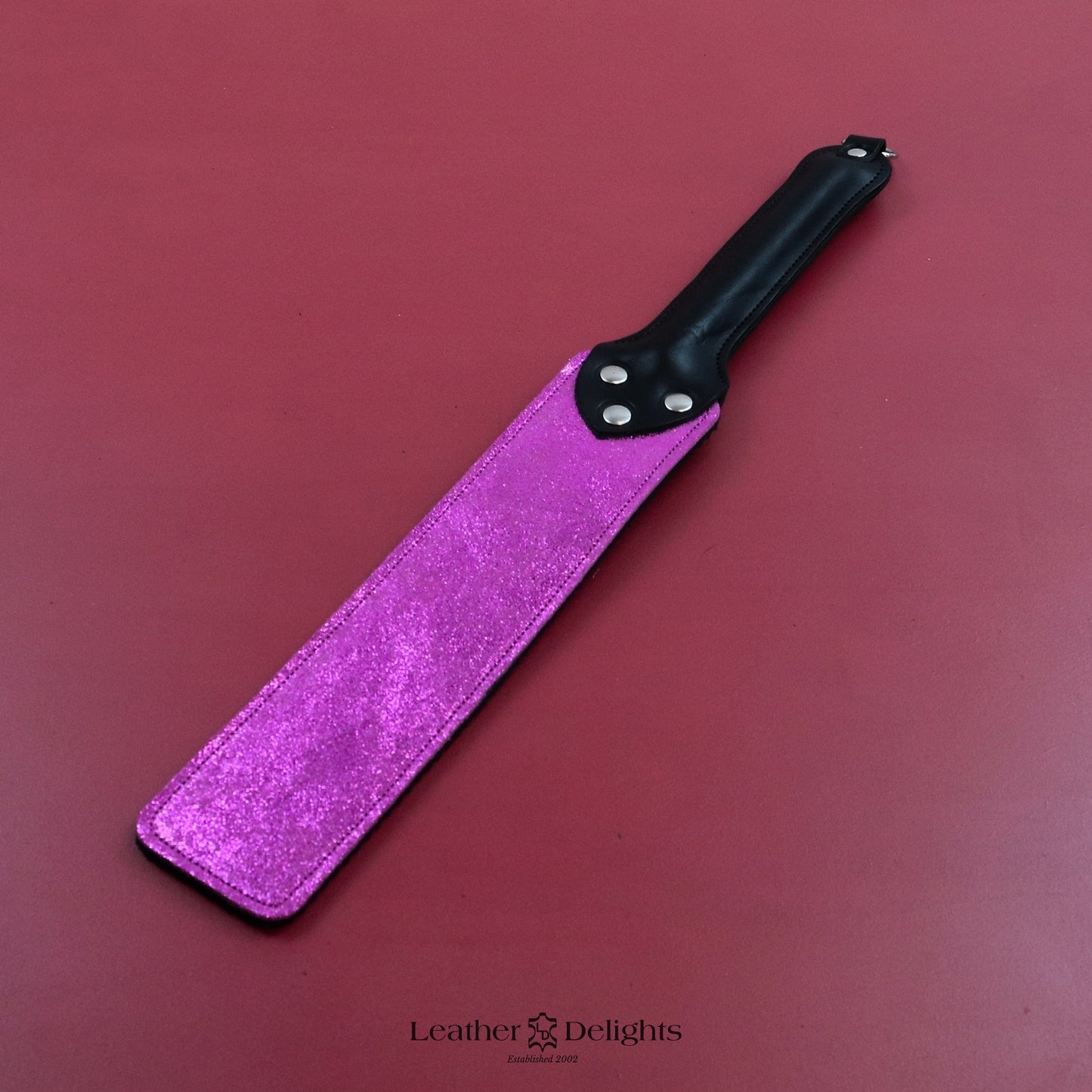 Punishment Paddle - Rubber & Suede – Leather Delights