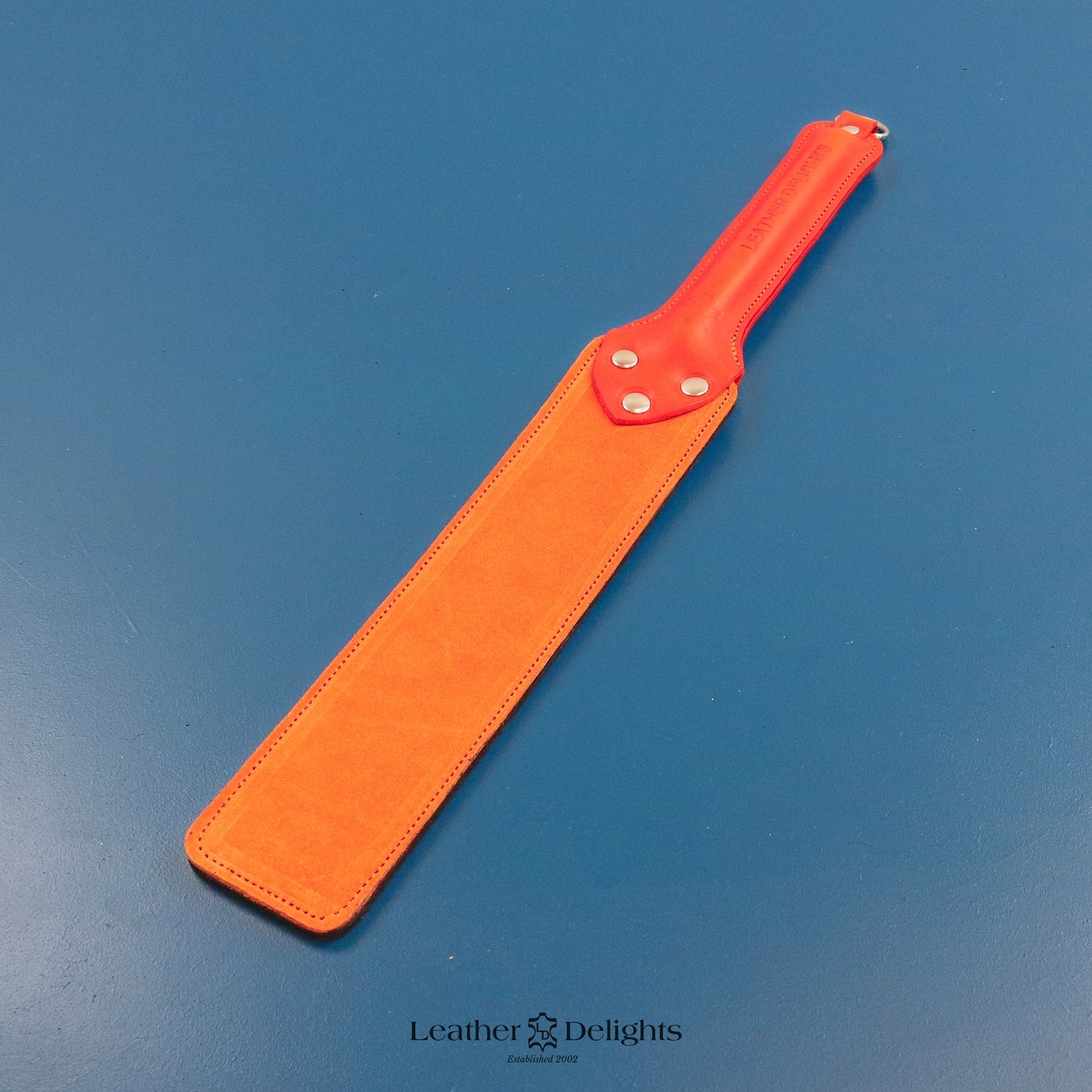 Punishment Paddle - Rubber & Suede – Leather Delights