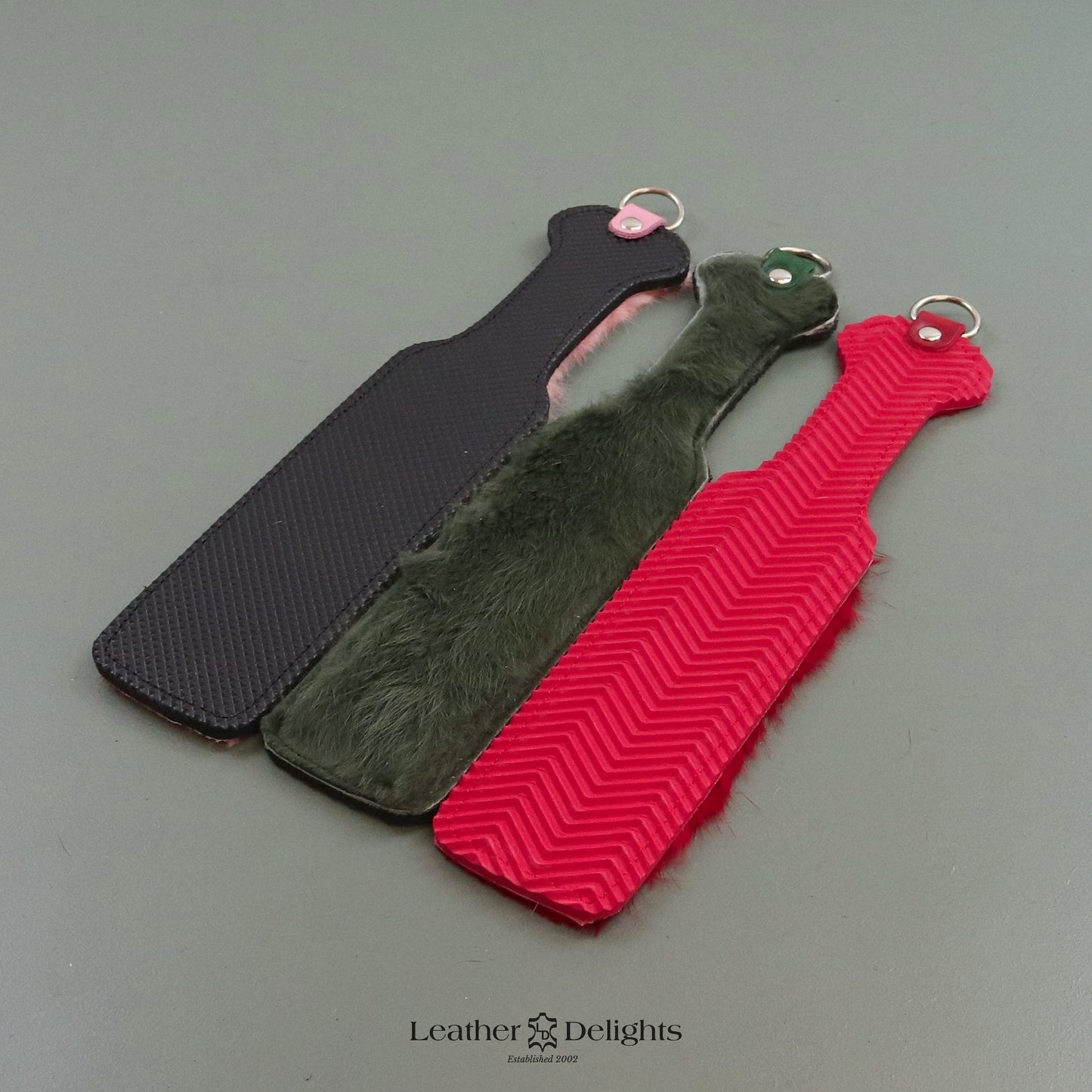 Rulemaker's Bat - Rubber & Rabbit Fur – Leather Delights