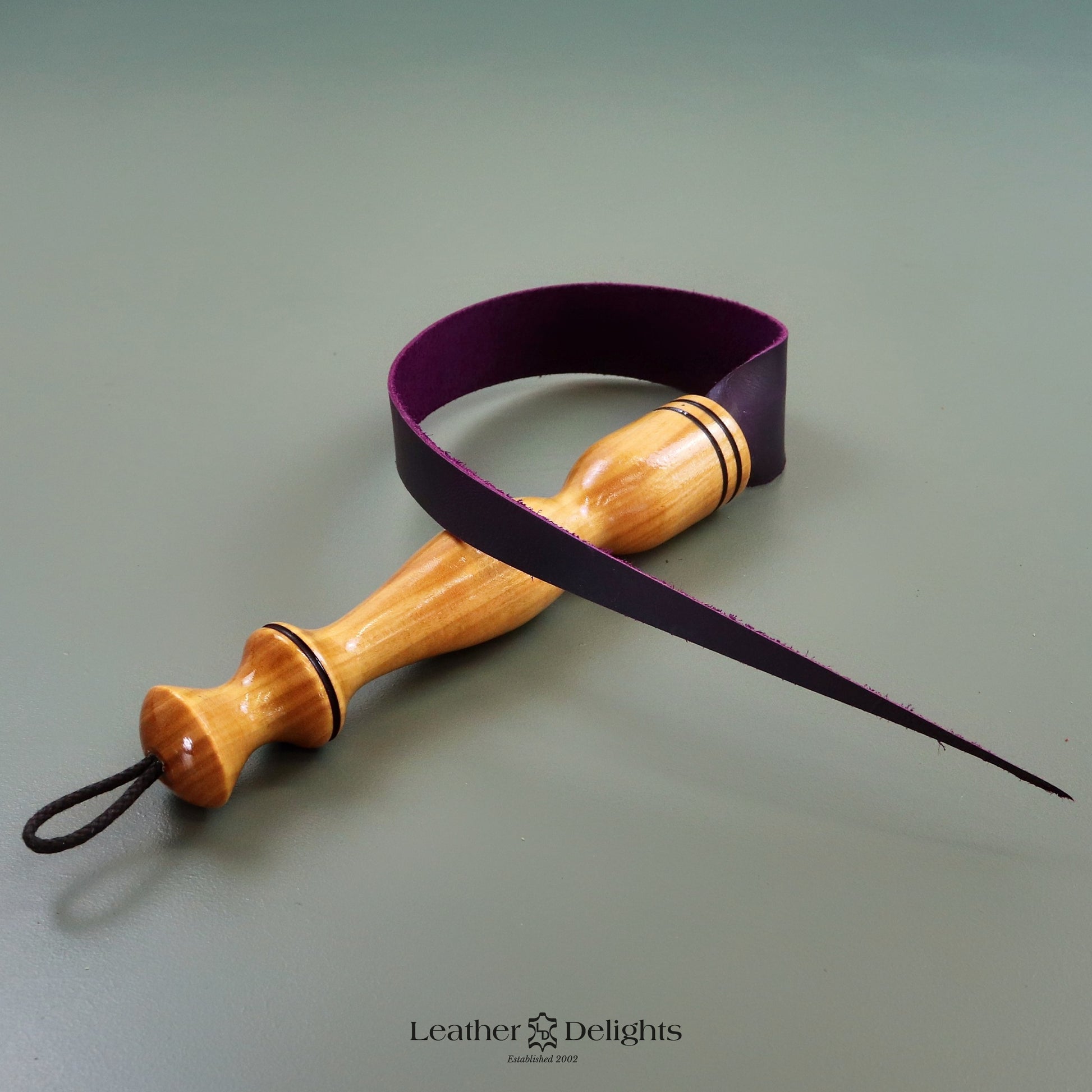 Soft Purple Leather Dragon Tail – Leather Delights