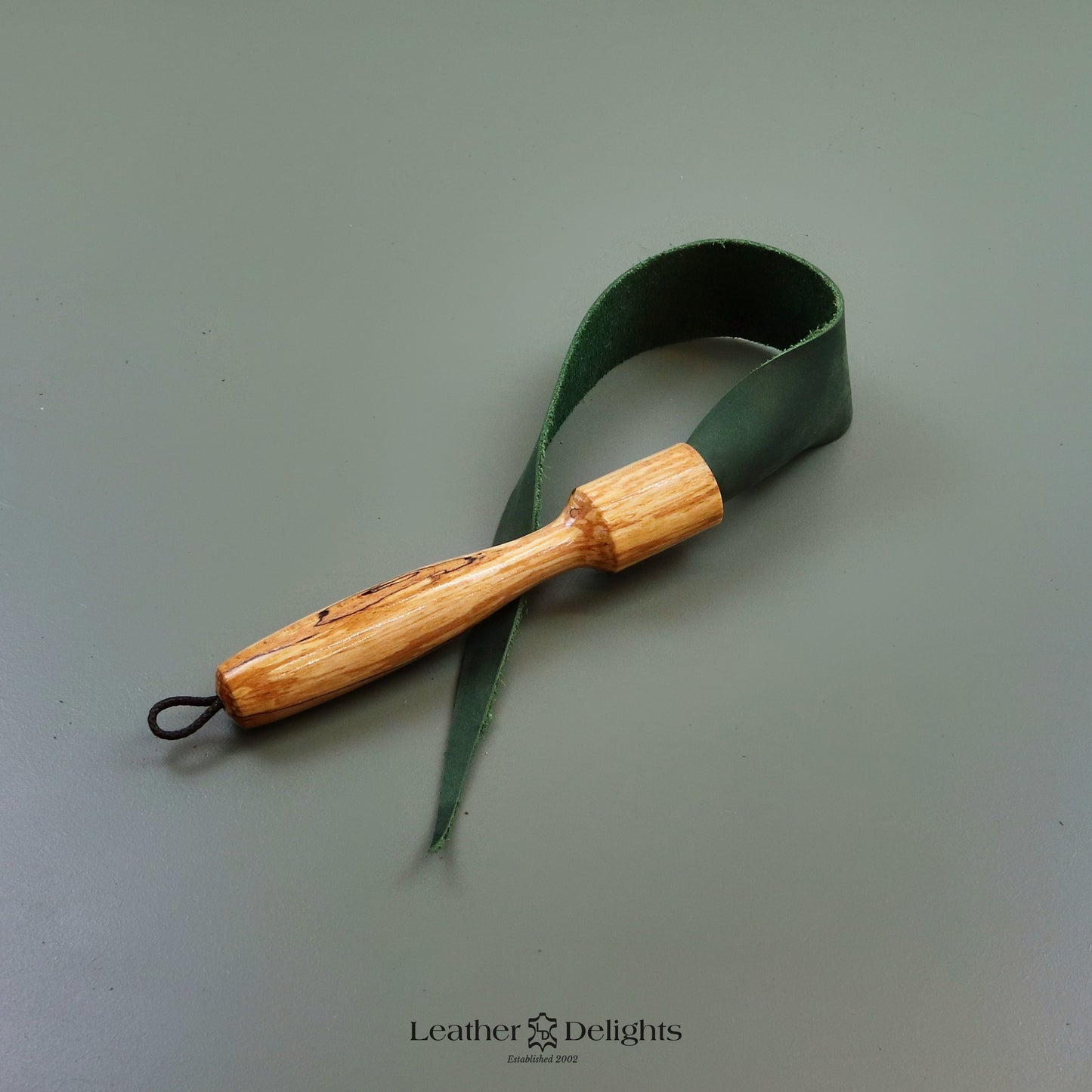 Soft Green Leather Dragon Tail – Leather Delights